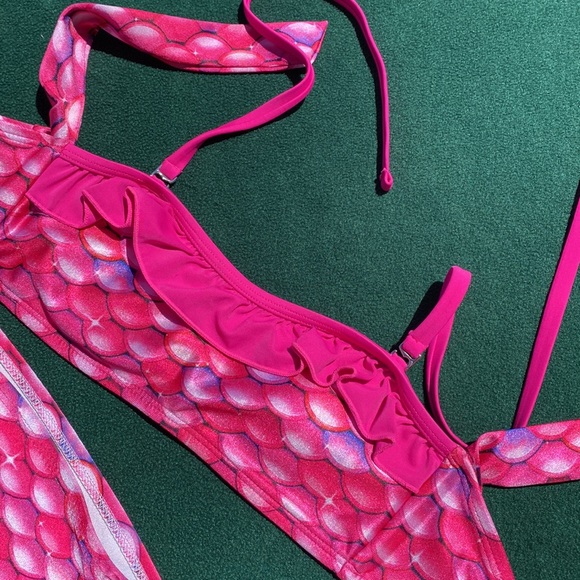 Fin Fun Mermaid | Swim | Fin Fun Mermaid Swimsuit 3 Pieces Altogether ...